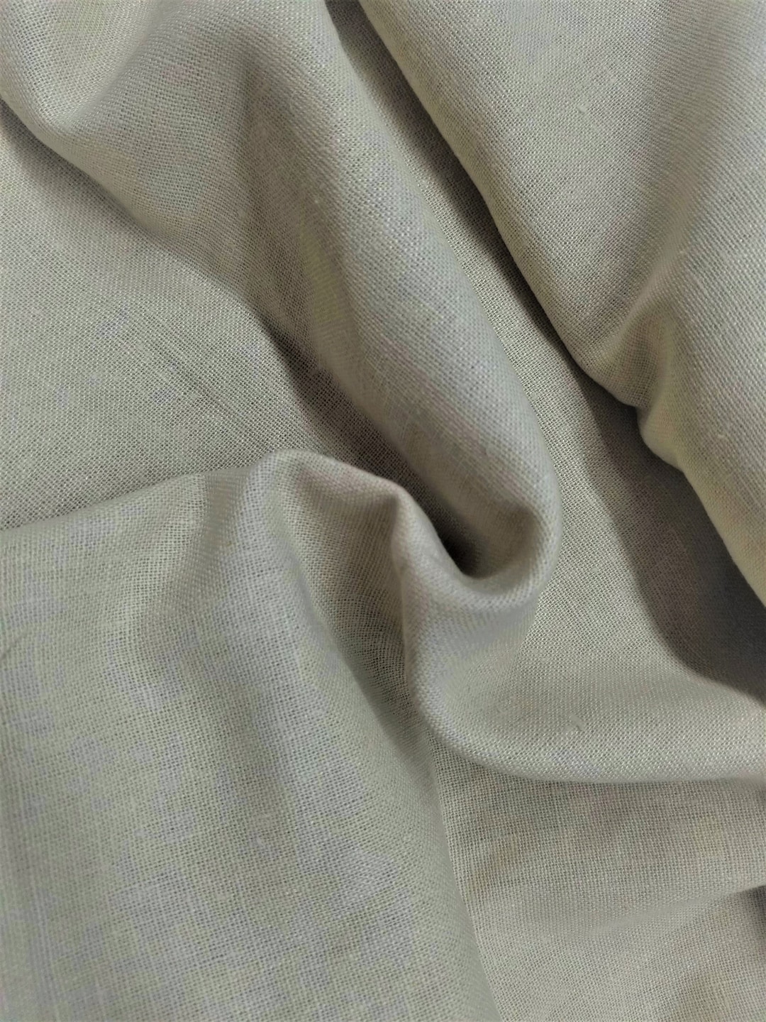 Zuma Fabrics Oatmeal Soft Linen Fabric Sold by the Yard oatmeal Color 1 ...