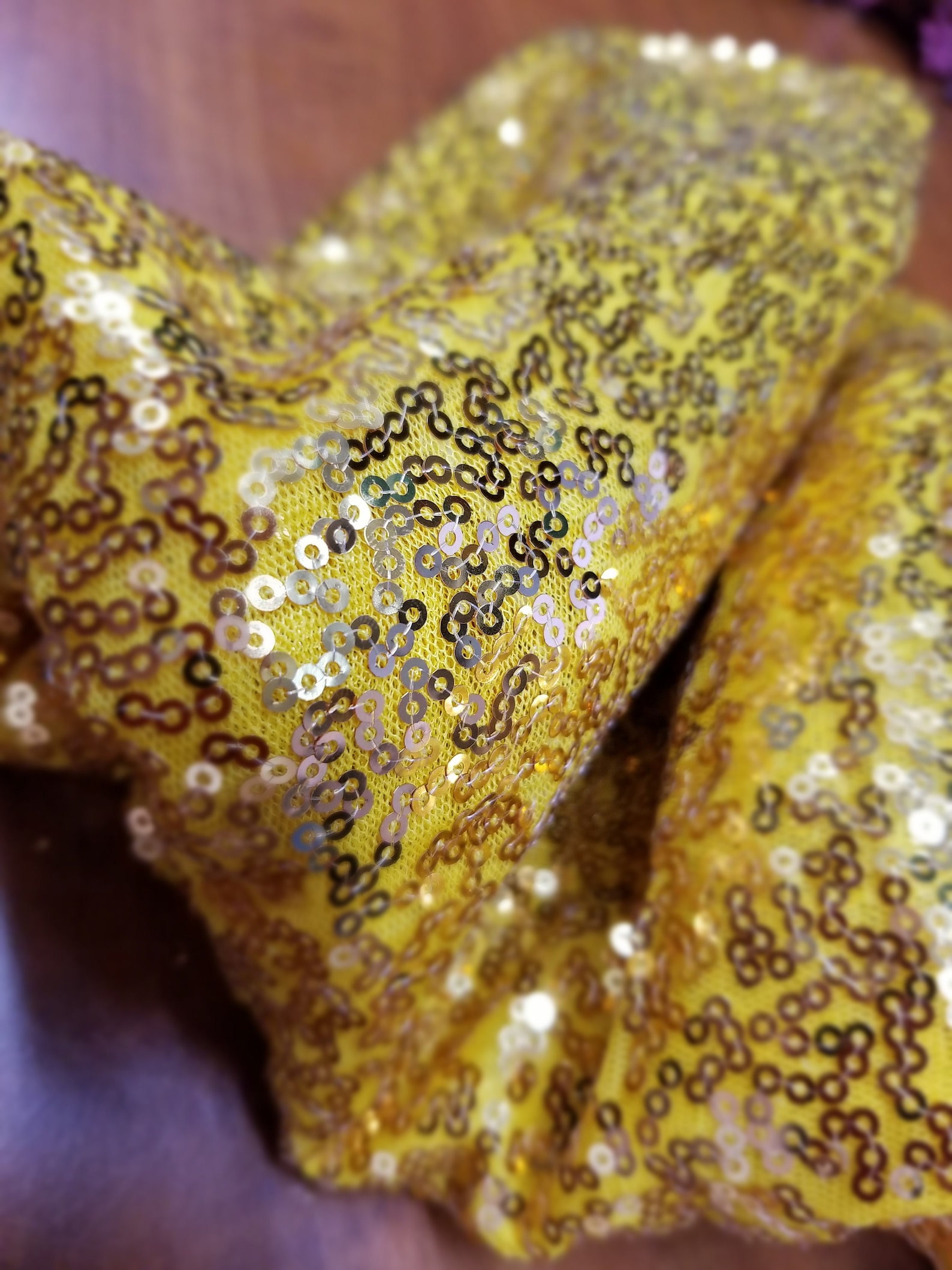 Fabulous Dark Gold Spangle/glitz Sequins 55 Sold by Yard - Etsy