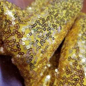 Fabulous Dark Gold Spangle/glitz Sequins 50 Sold by Yard - Etsy