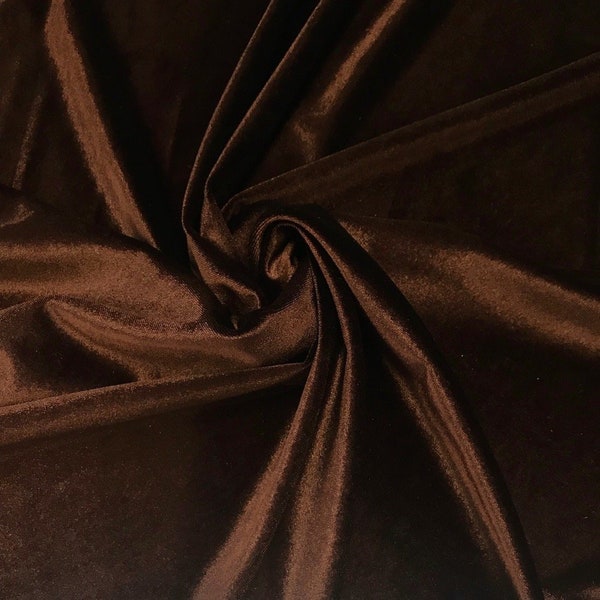 Brown Velvet Fabric - Etsy