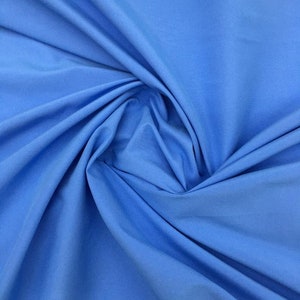 Zuma Fabric Micro Fiber Polyester WATERPROOF DWR Scrub Blue (1 Yard X ...