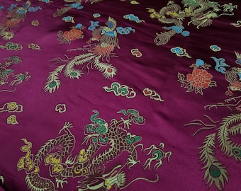 Brocade Chinese Fabric - Etsy
