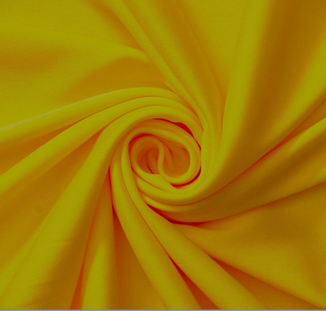 Yellow Interlock Knit 70 Denier Lining Sold by the Yard Uses for ...