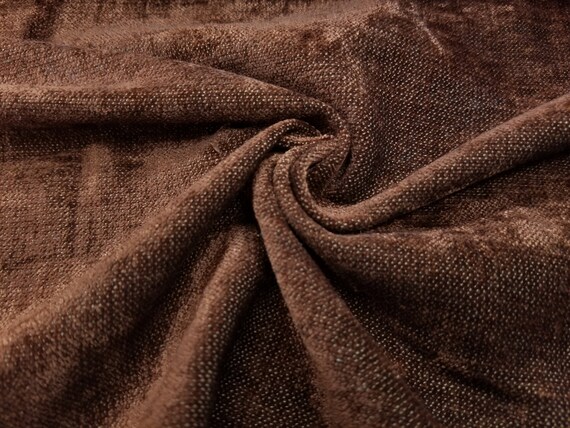 Elegant Luxury Dark Rust Velvet Paris Collection Fabric by the - Etsy