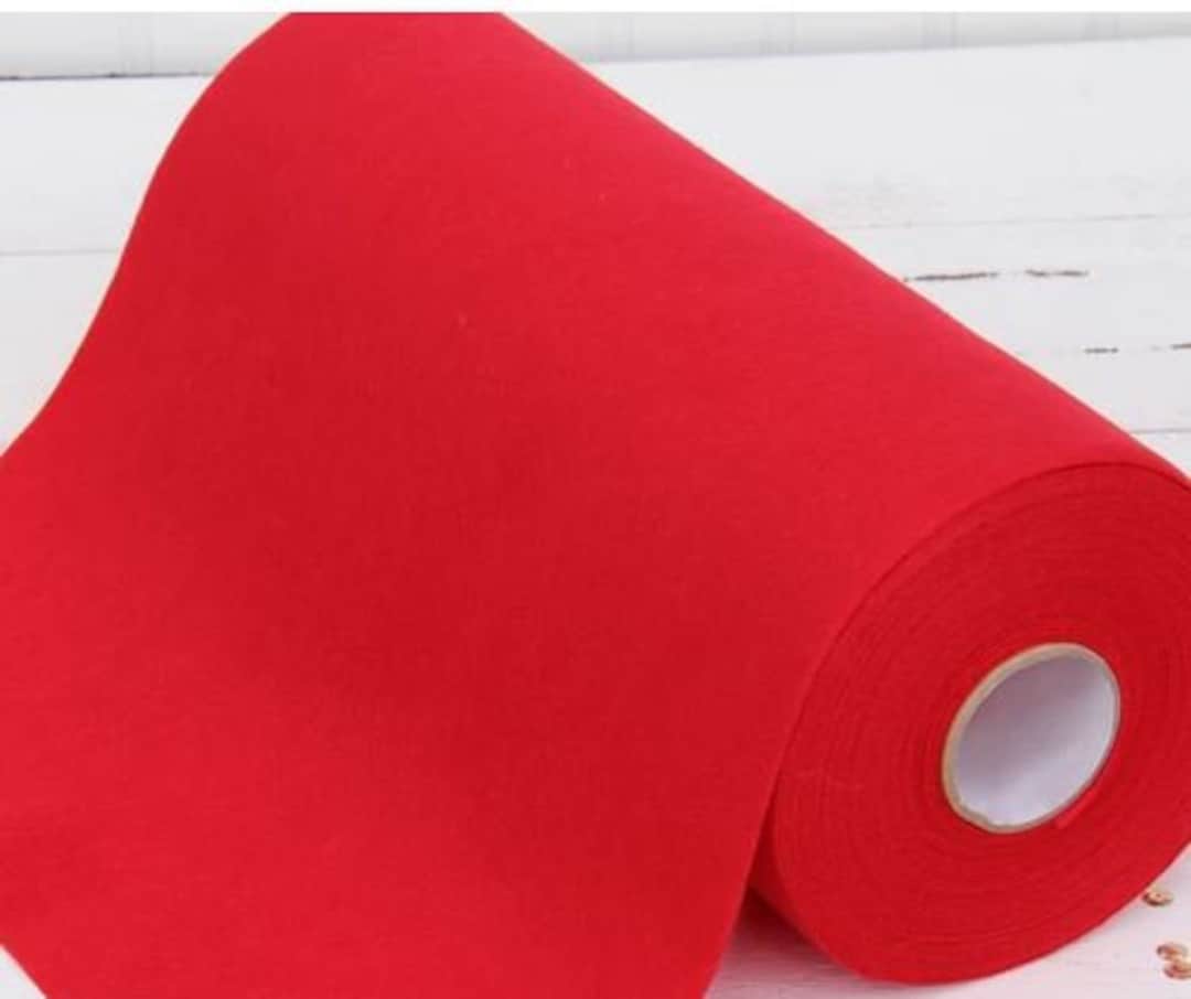 100% Red Acrylic Felt Best Quality Fabric Sold by Yard - Etsy