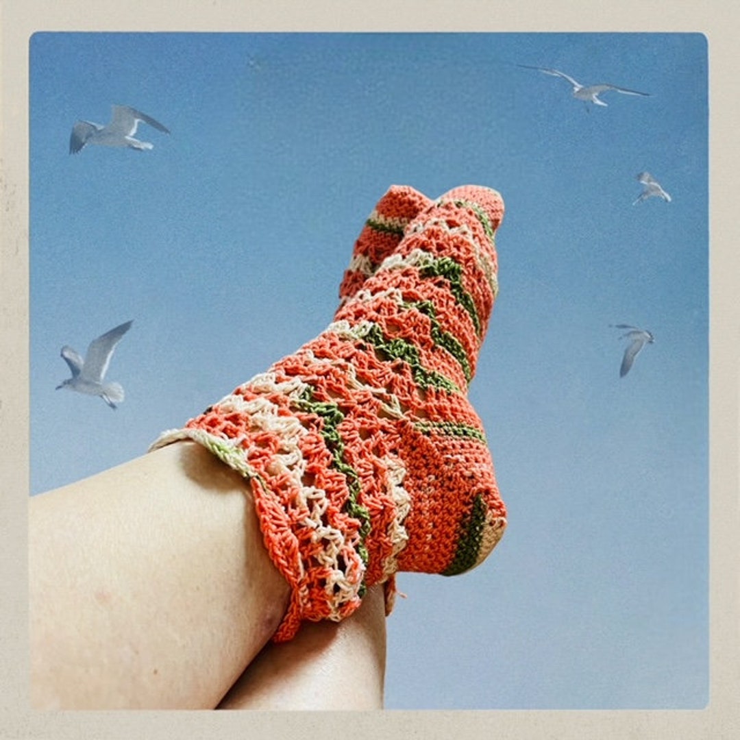 CROCHET PATTERN for Ankle Crochet Socks - Etsy
