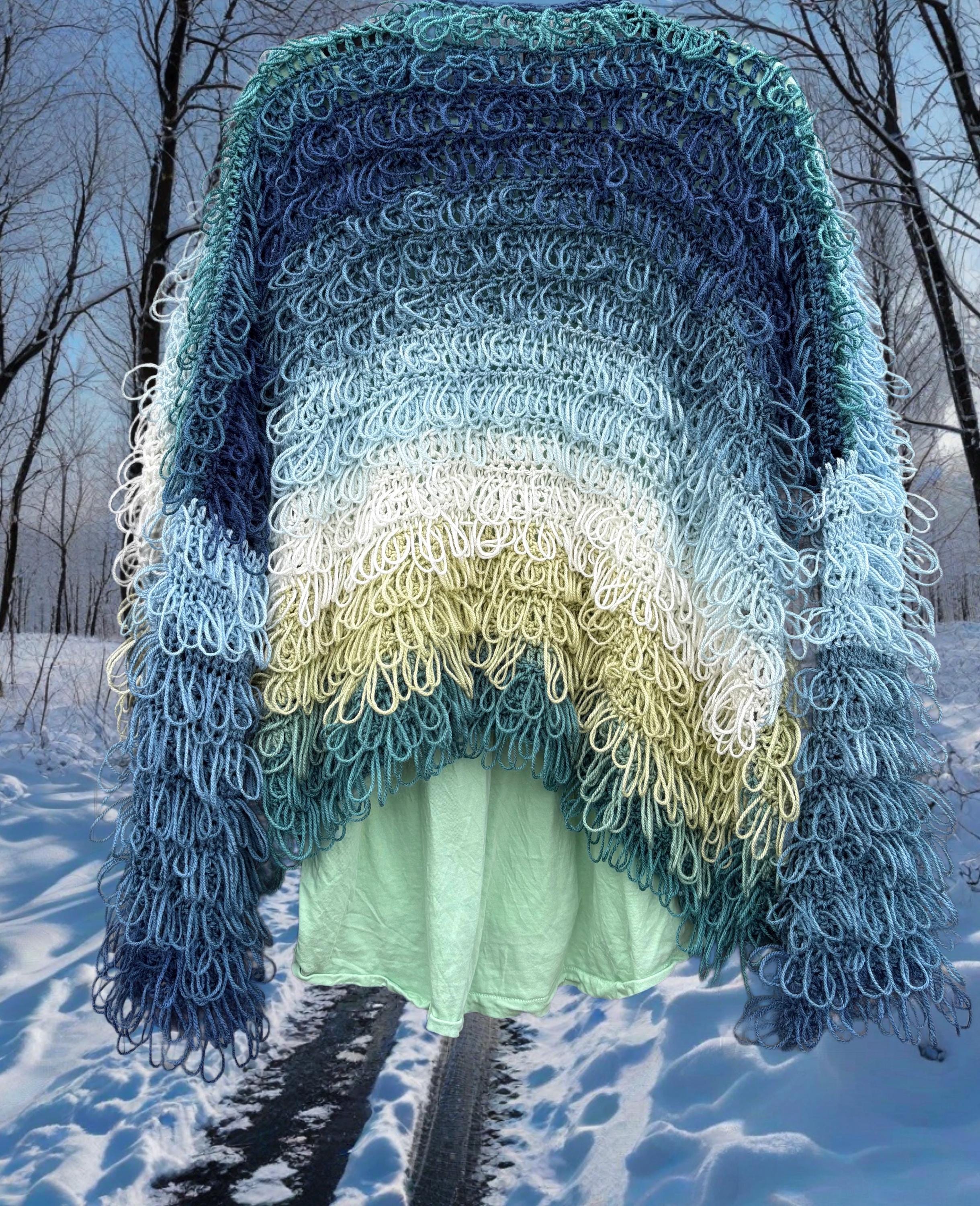 CROCHET PATTERN for Shaggy Crochet Cardigan - Etsy