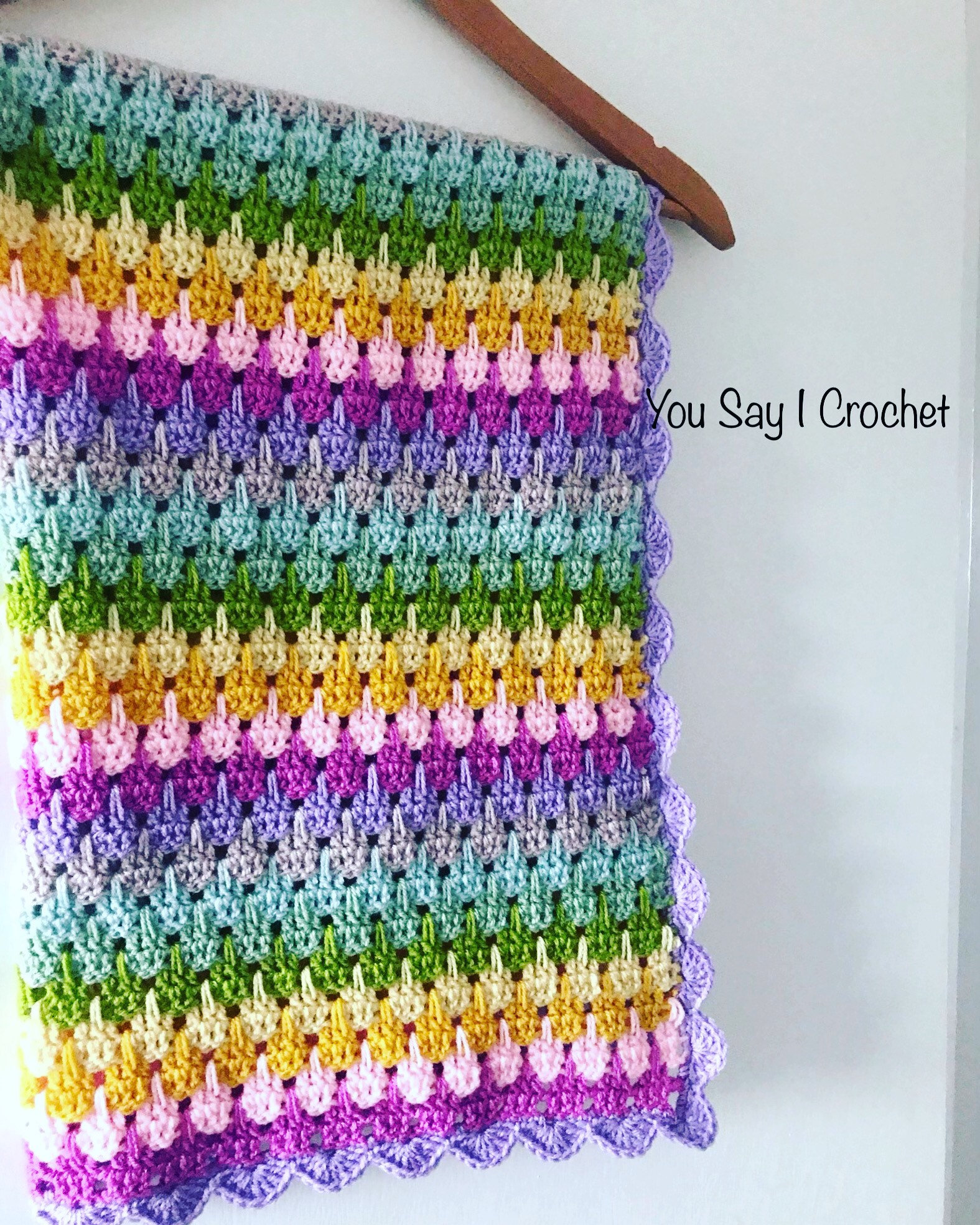 CROCHET PATTERN for Larksfoot Crochet Blanket | Etsy