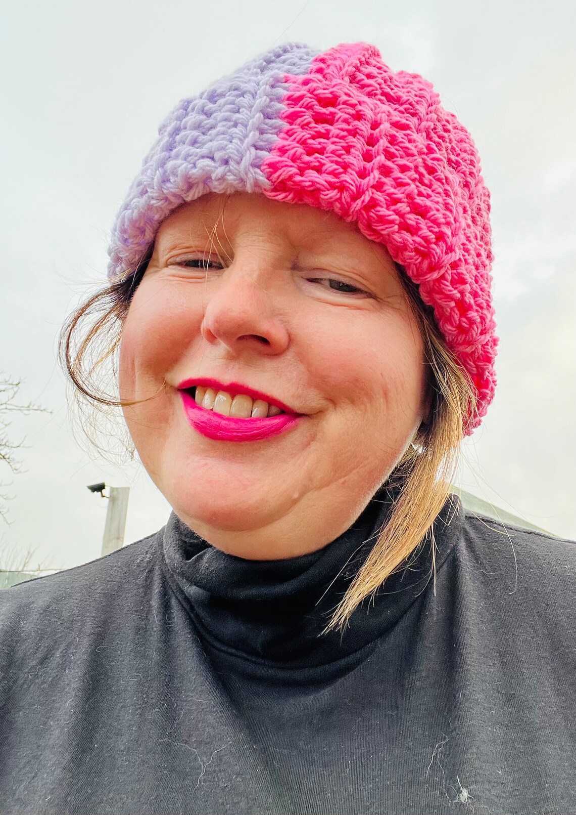 CROCHET PATTERN for Two Tone Crochet Beanie - Etsy