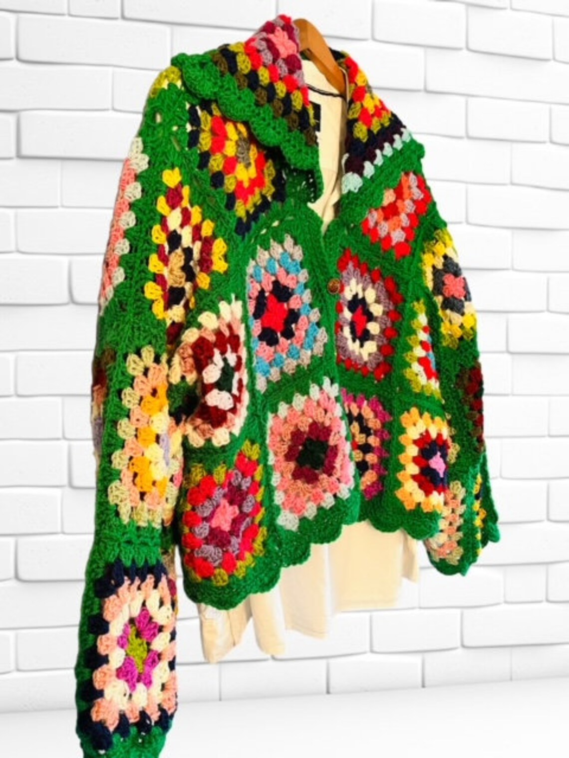 CROCHET PATTERN for Collared Short Crochet Jacket - Etsy