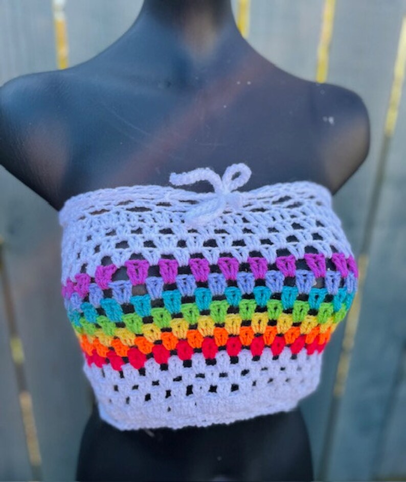 CROCHET PATTERN for Boob Tube Crochet Top - Etsy