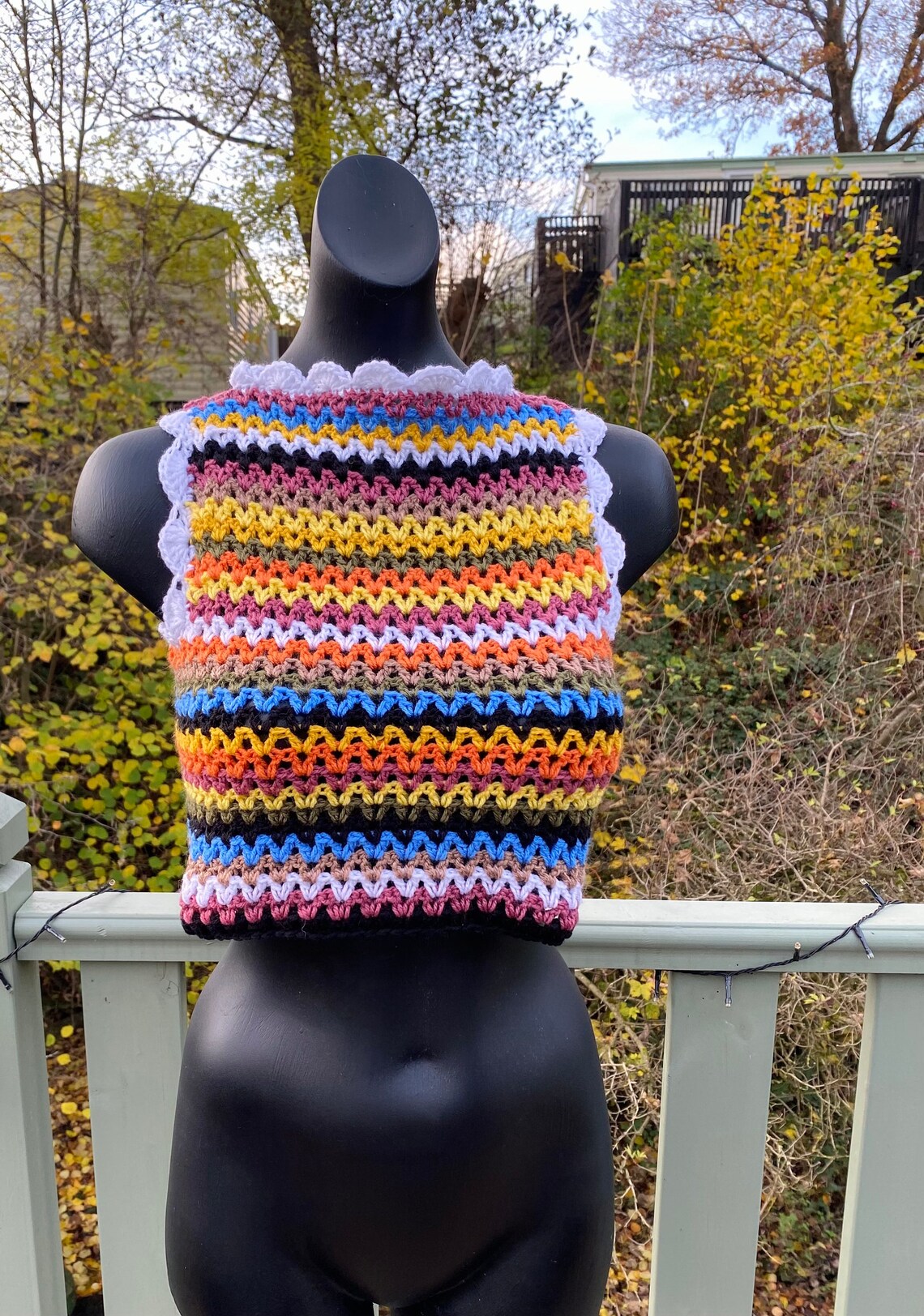 CROCHET PATTERN for Striped Crochet Top - Etsy