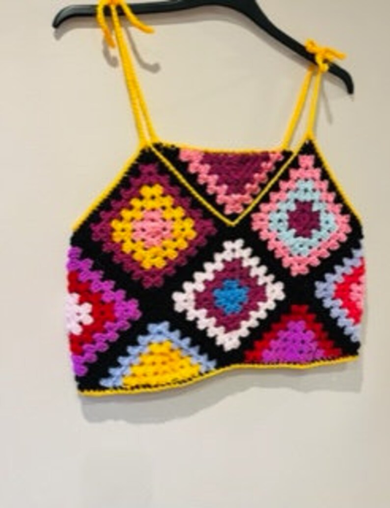 CROCHET PATTERN for Diamond Crochet Top - Etsy