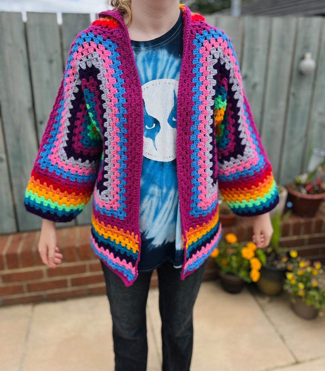 CROCHET PATTERN for Hexagon Granny Square Crochet Hoodie - Etsy Australia
