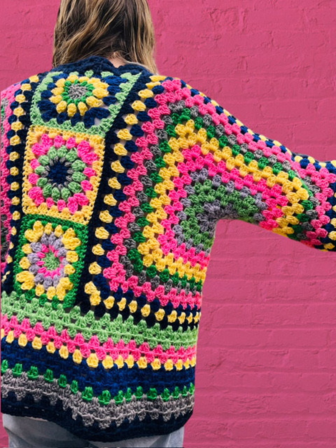 CROCHET PATTERN for Hexi Crochet Cardi - Etsy