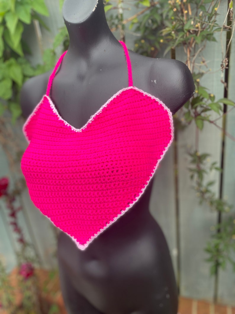 CROCHET PATTERN for Heart Crochet Top - Etsy