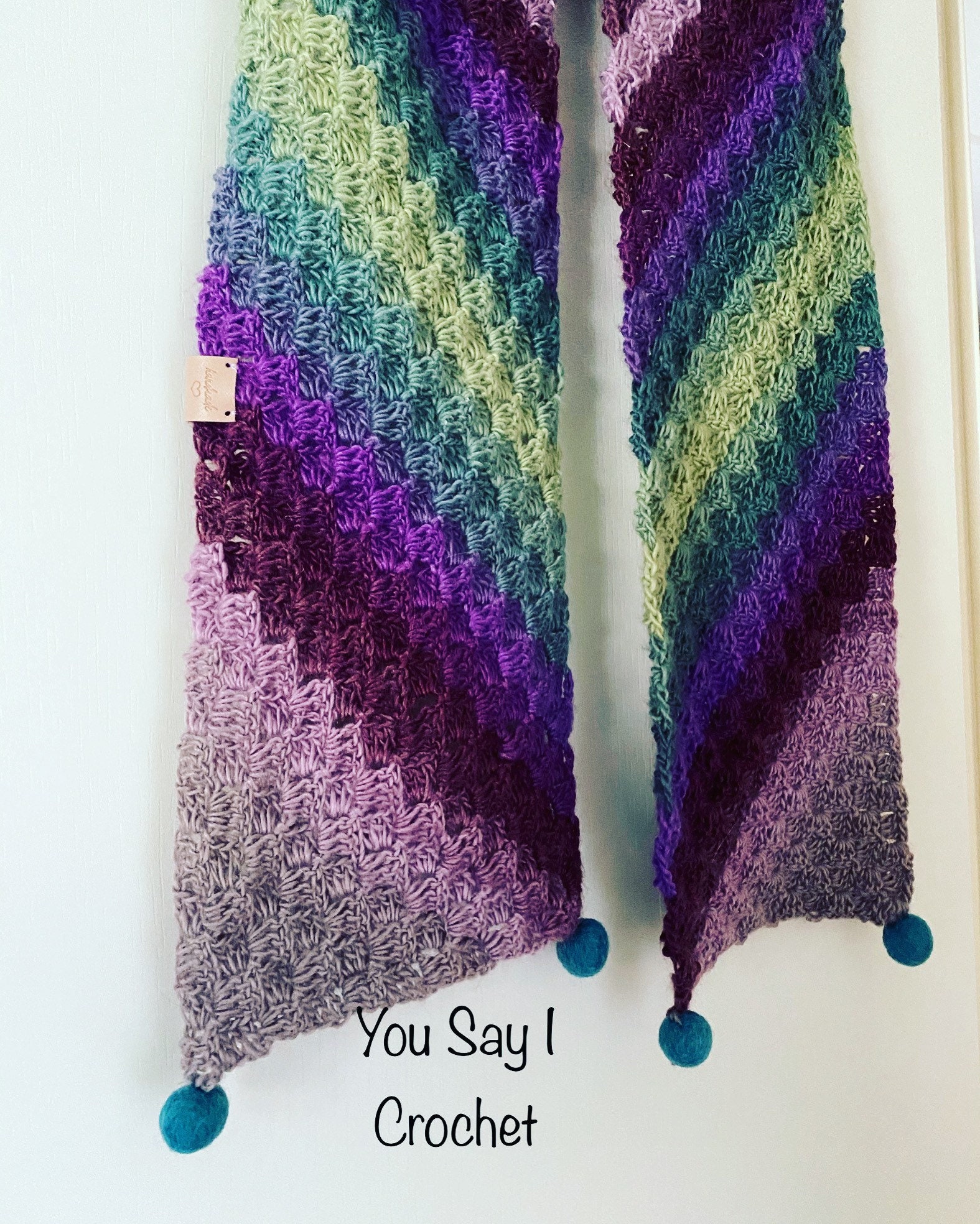 CROCHET PATTERN for C2C Crochet Scarf - Etsy