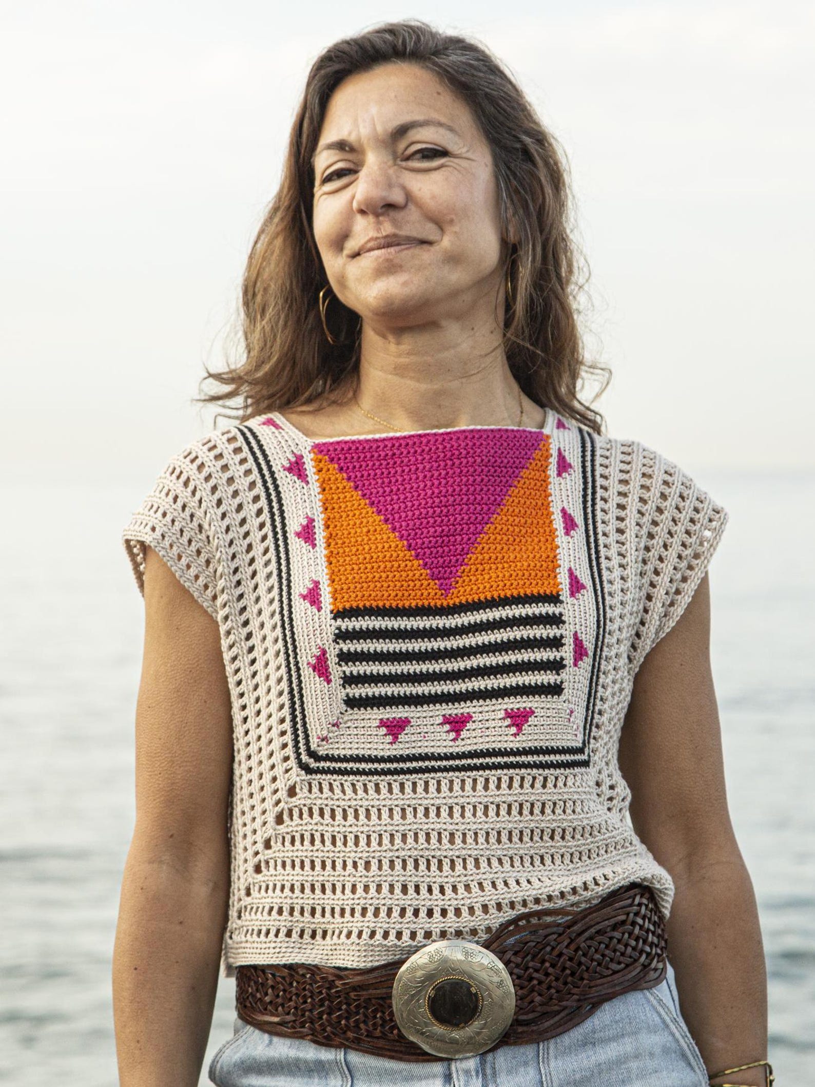 Coco Boxy Top Crochet Pattern, Tapestry, All Sizes, Intarsia, PDF ...