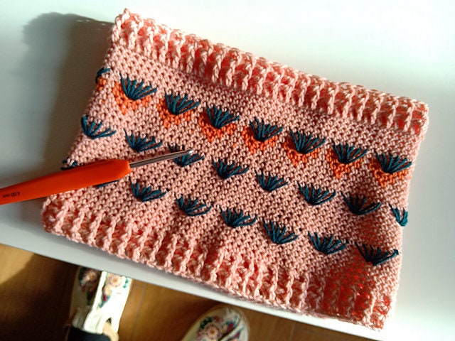 Spring Flower Cowl Crochet Pattern by Cecilia Losada, Learn to Crochet ...