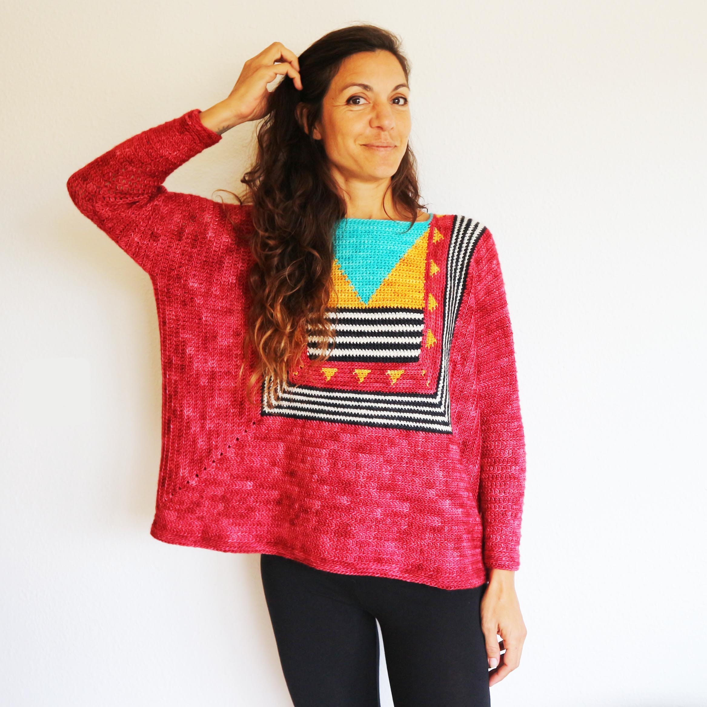 The Coco Boxy Sweater Crochet Pattern - Etsy