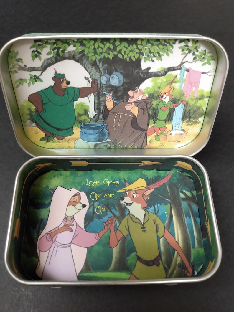 Disney's "robin Hood" Altered Tin - Etsy