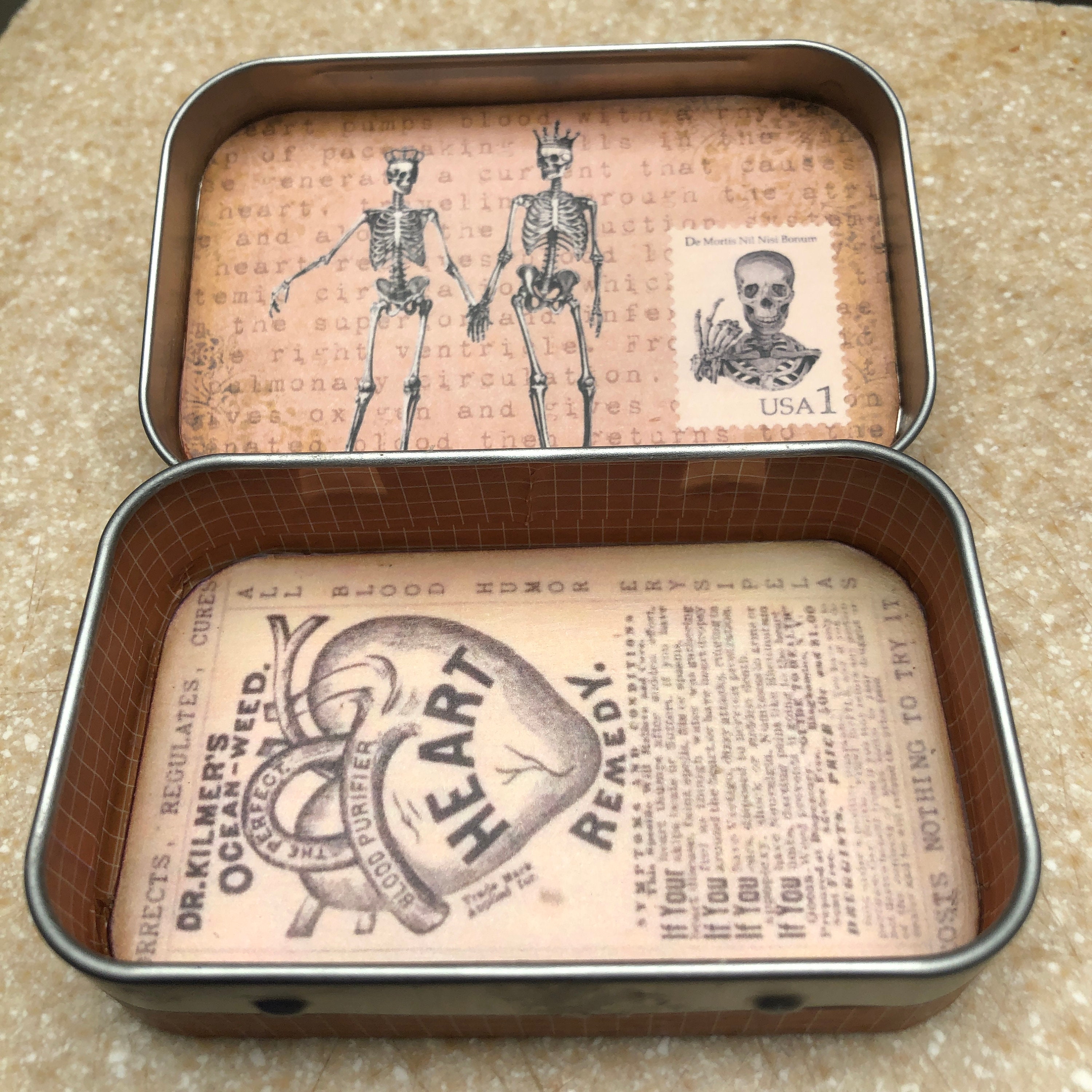 Medical Anatomy Altered Altoid Tin - Etsy