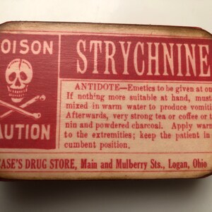 Vintage Style Poison Altered Tin - Etsy