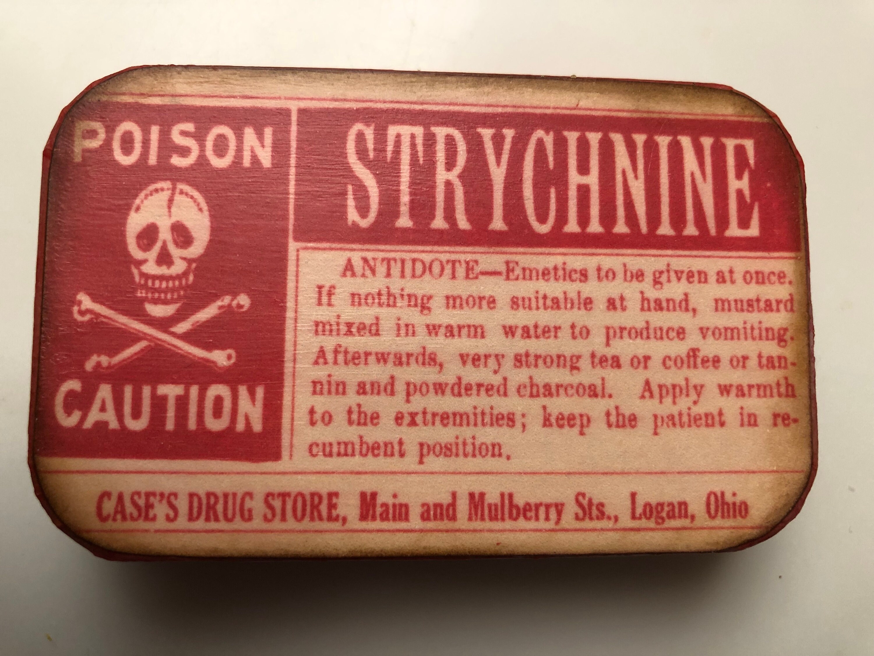 Vintage Style Poison Altered Tin - Etsy