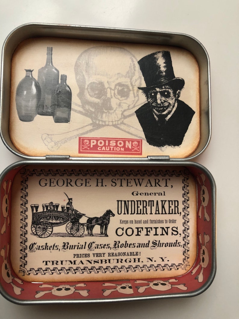 Vintage Style Poison Altered Tin - Etsy