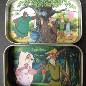 Disney's "robin Hood" Altered Tin - Etsy