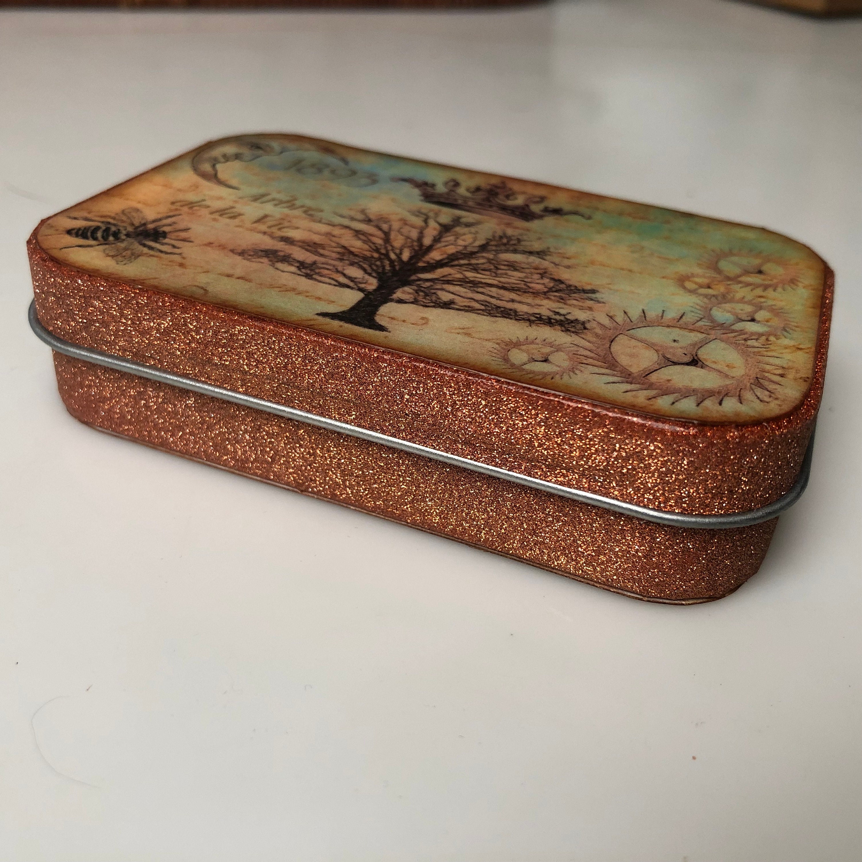 Tree of Life Altered Tin - Etsy