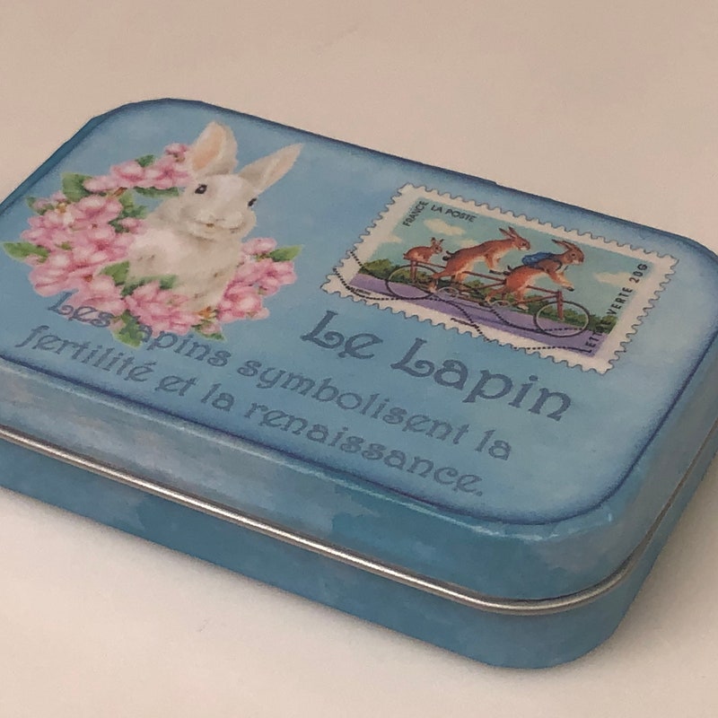 Bunny Tin Box - Etsy
