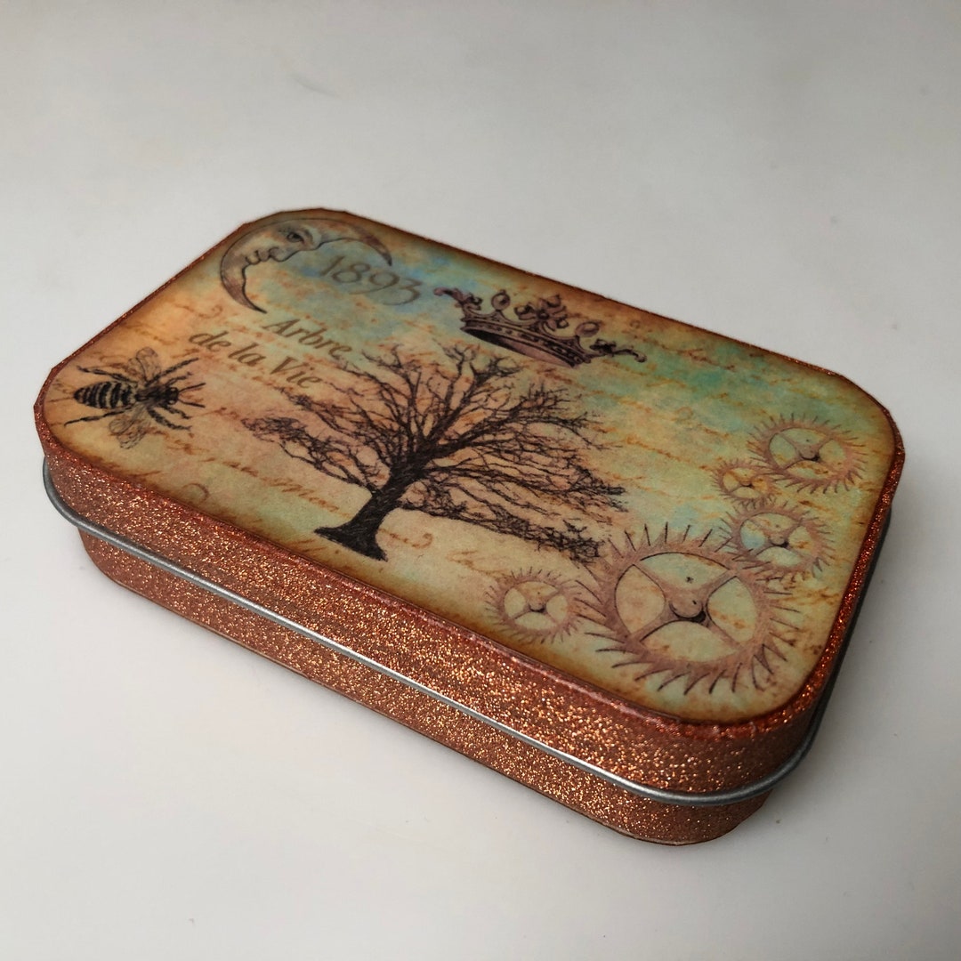 Tree of Life Altered Tin - Etsy