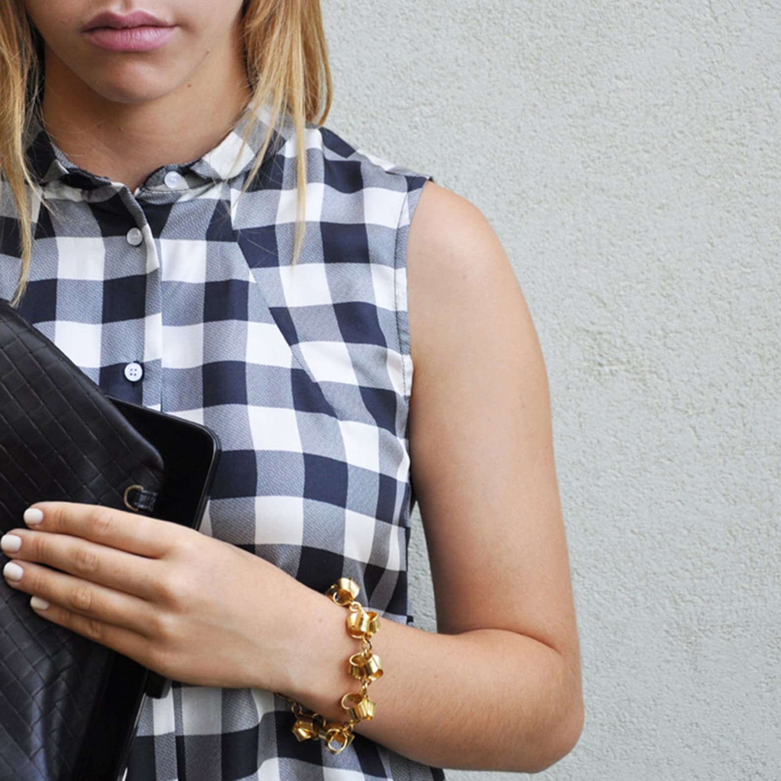 Chain Link Bracelet, Statement Link Bracelet, Gold Bohemian Bracelet ...