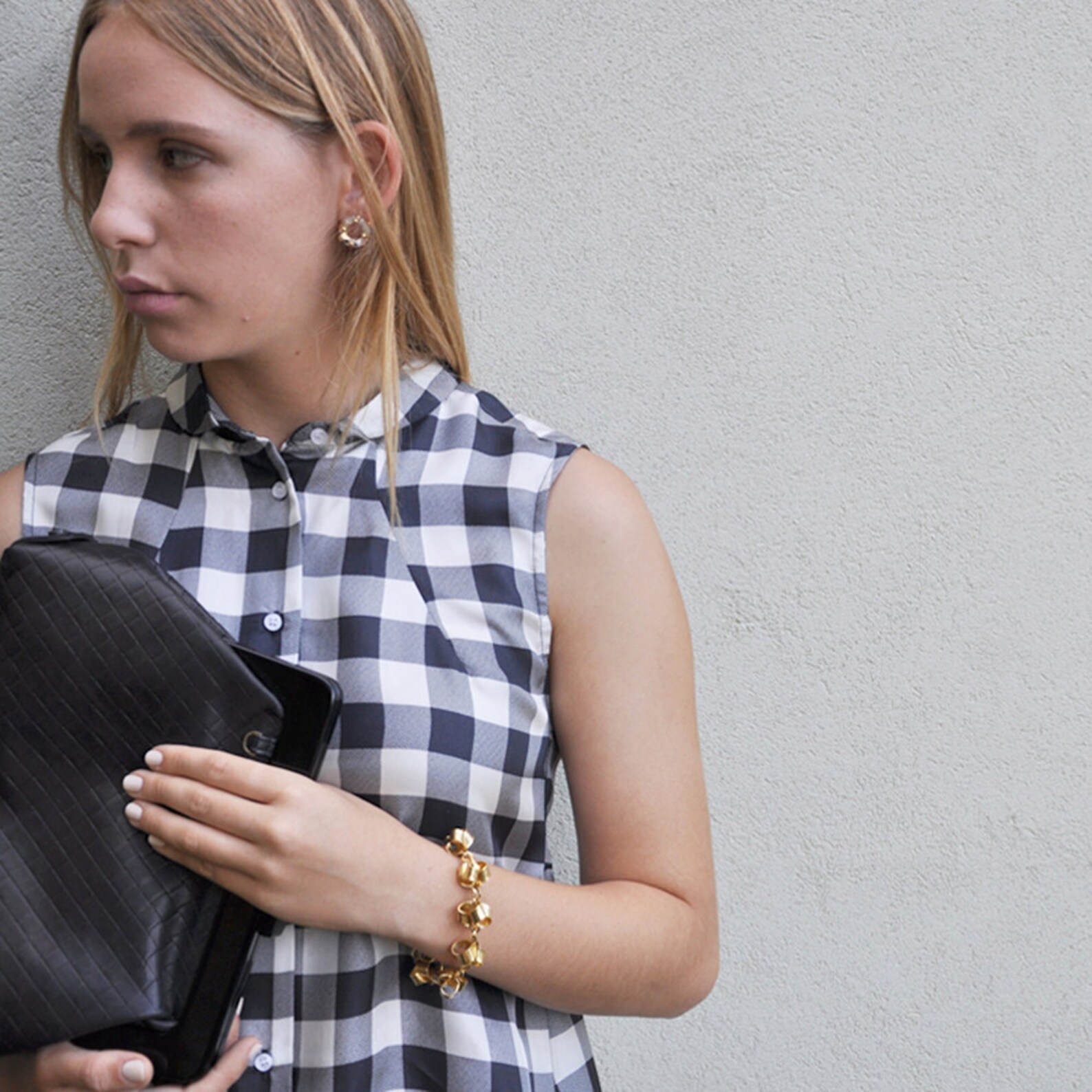 Chain Link Bracelet, Statement Link Bracelet, Gold Bohemian Bracelet ...