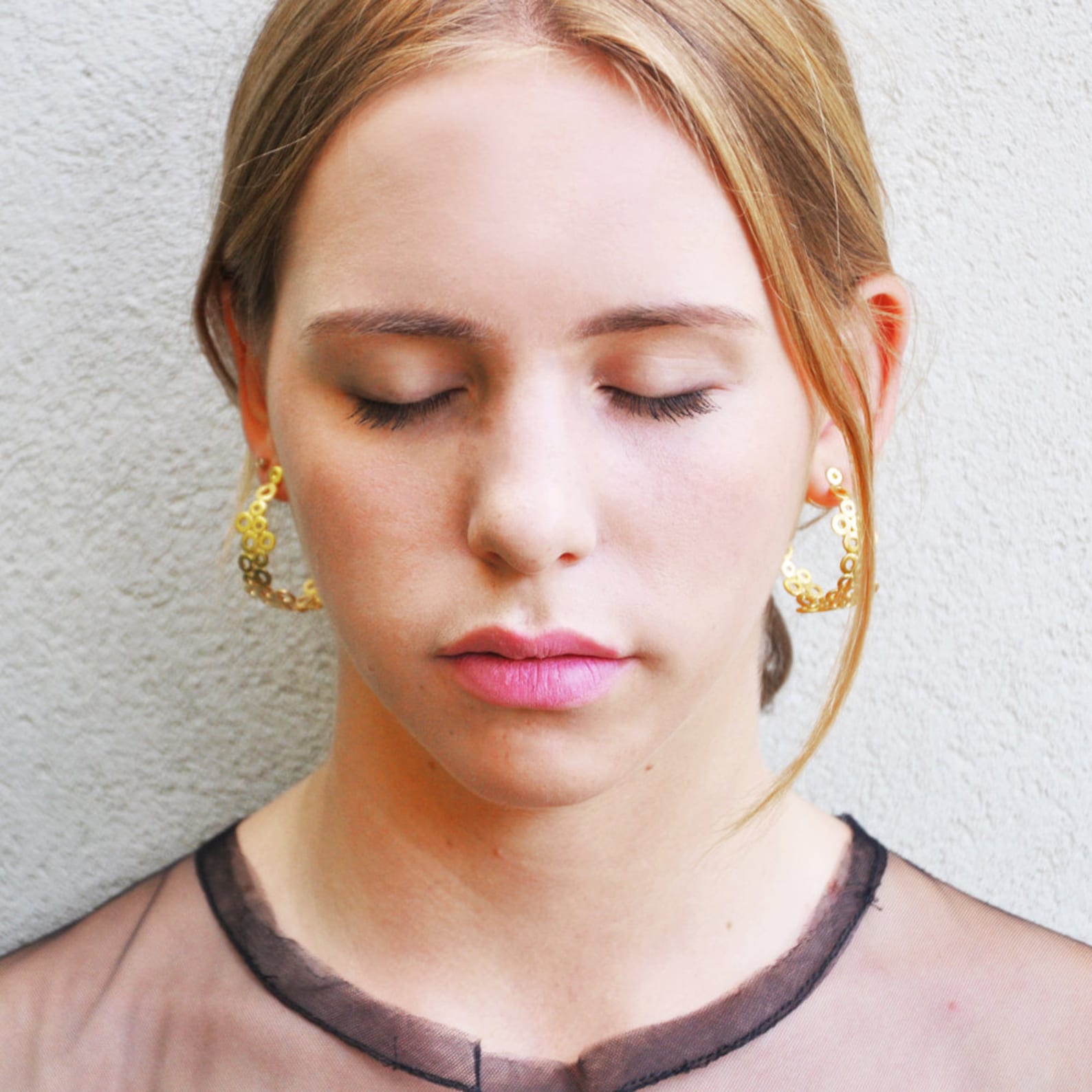 Gold Hoop Earrings, Circles Earrings, Bubbles Earrings, Statement ...