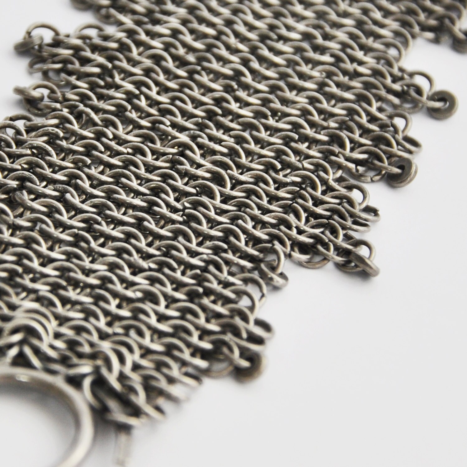 Chainmail Bracelet Chunky Bracelet Gold Bracelet Statement - Etsy