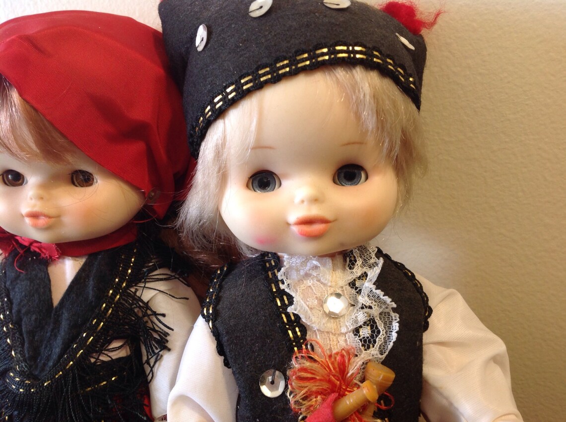 Vintage Famosa Dolls With Traditional Spanish Attire - Etsy