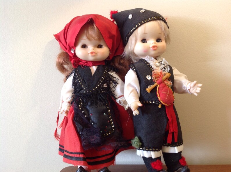 Vintage Famosa Dolls With Traditional Spanish Attire - Etsy