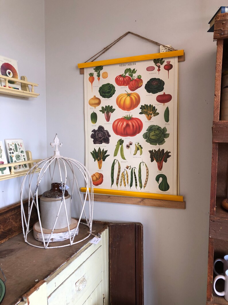 Vegetable Poster Vegetable Print Vegetables Poster - Etsy