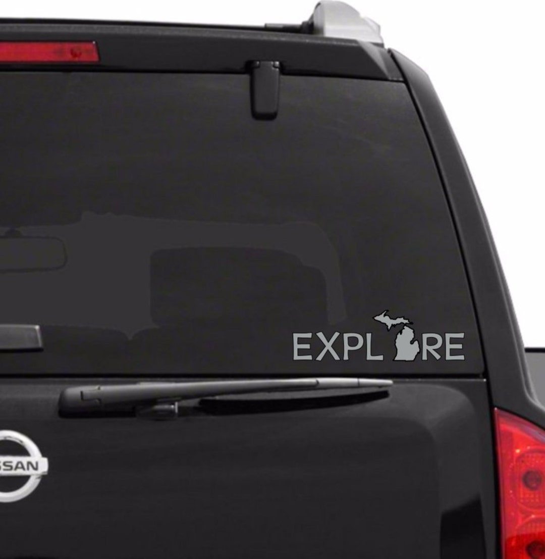 Michigan Explore Decal | Michigan Car Decal | Explore Michigan Decal ...