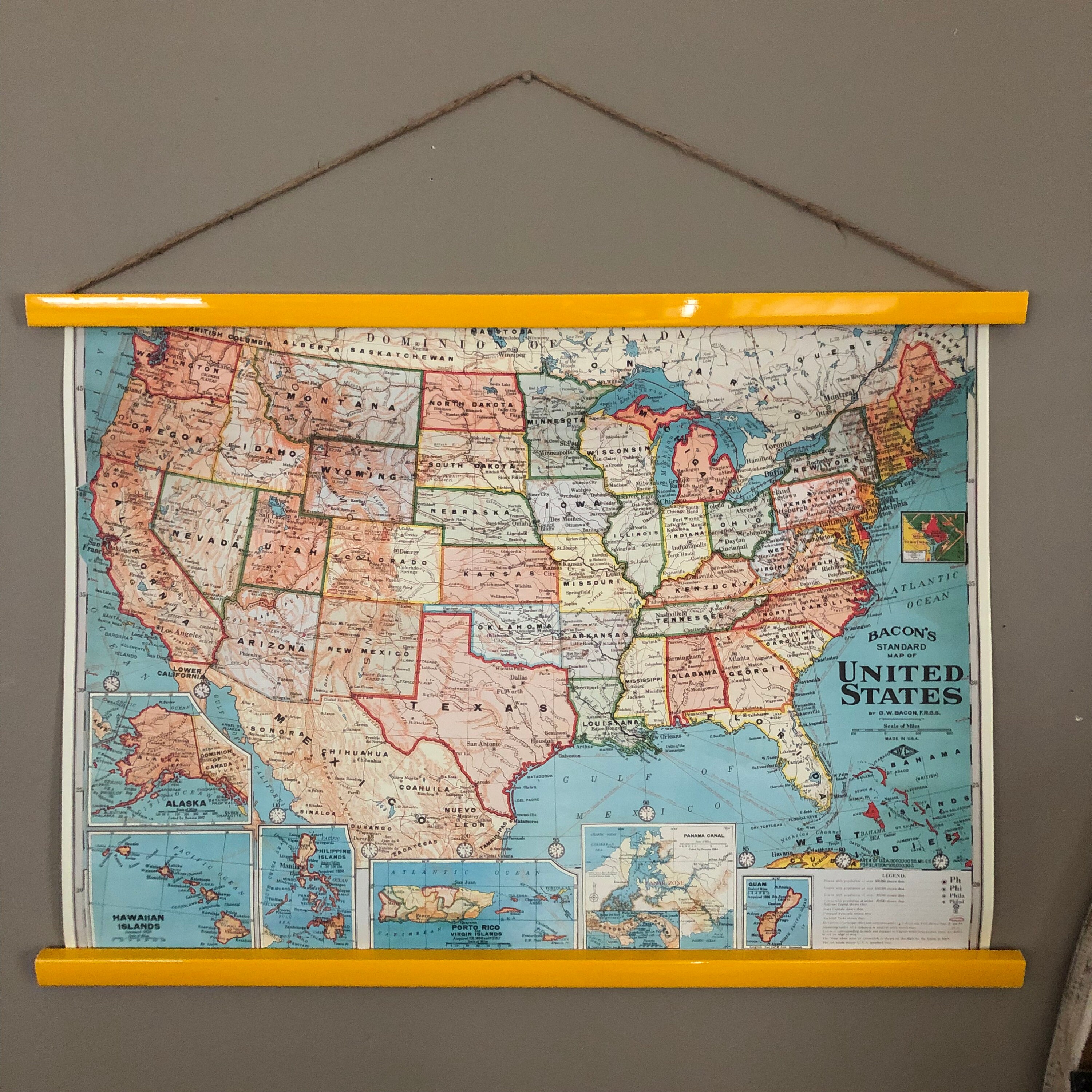 United States Map United States of America Map Poster | Etsy Canada