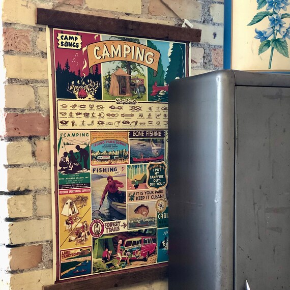 Retro Camping Art