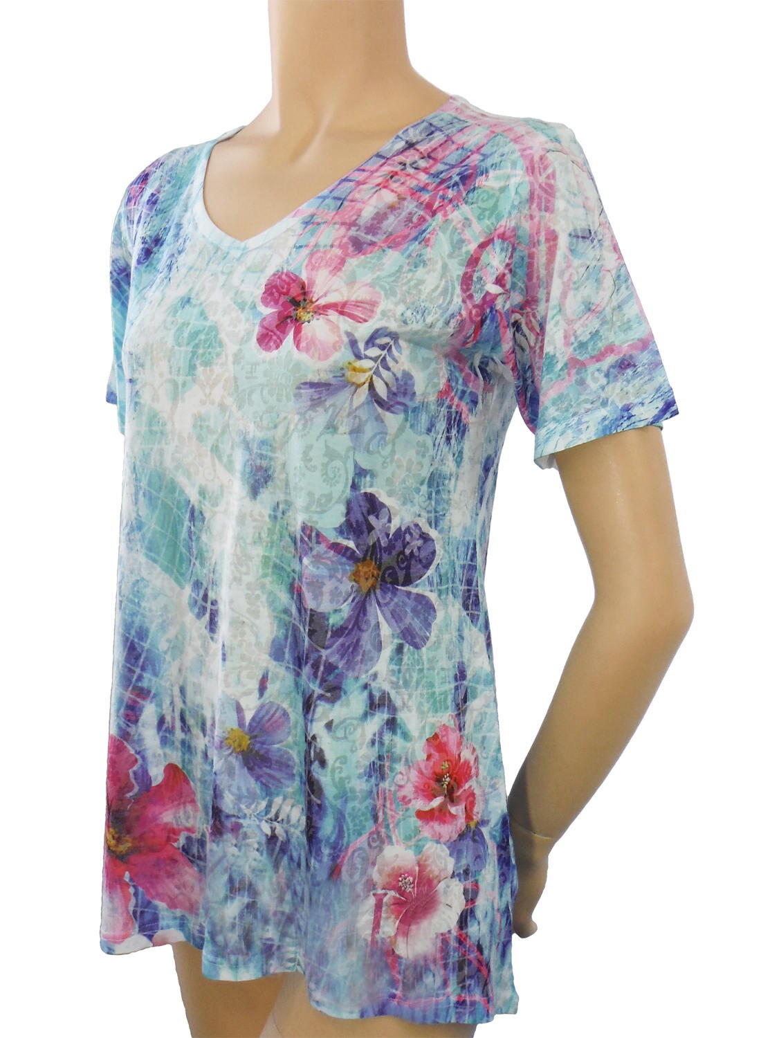 Tropical Flower Colorful Sublimation Burn Out Light Weight Soft Smooth ...