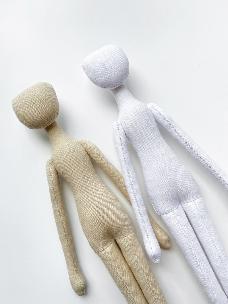 5 Blank Doll Bodies 10.8", Blank Rag Doll, Ragdoll Body.soft Doll,the ...