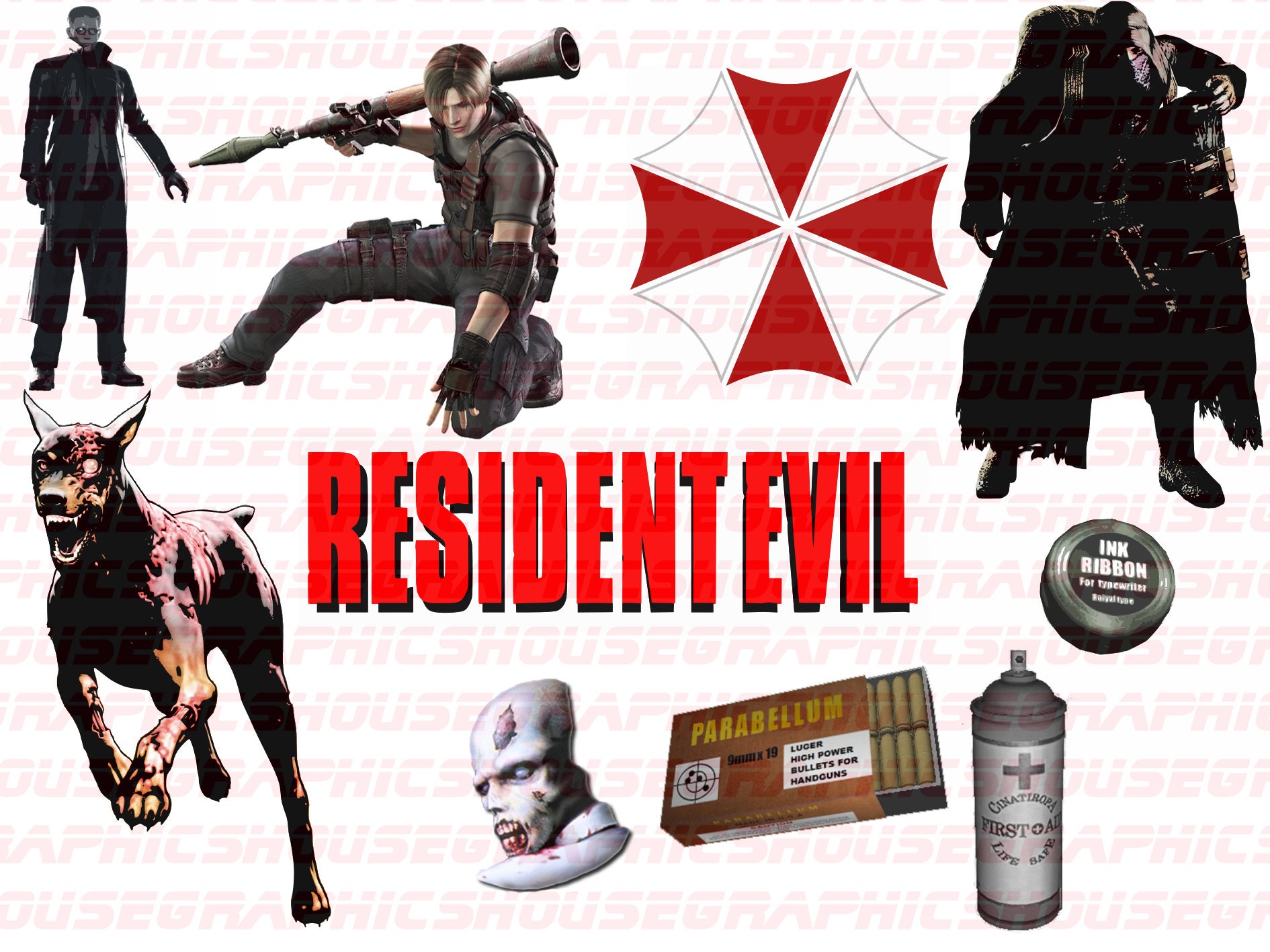 Resident Evil Pack Svg, Png - Etsy