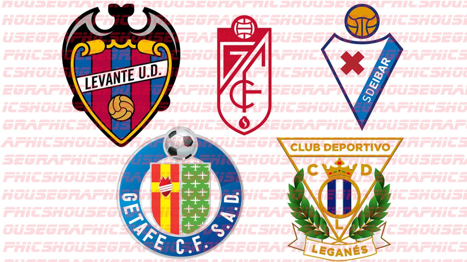Spanish La Liga Football Team Badges SVG PNG 20 Teams | Etsy UK