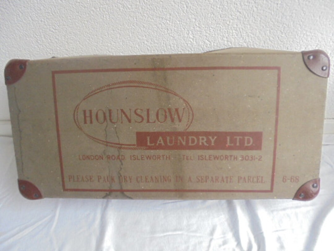 Midcentury Laundry Box/vintage Box From the Hounslow Company in London ...