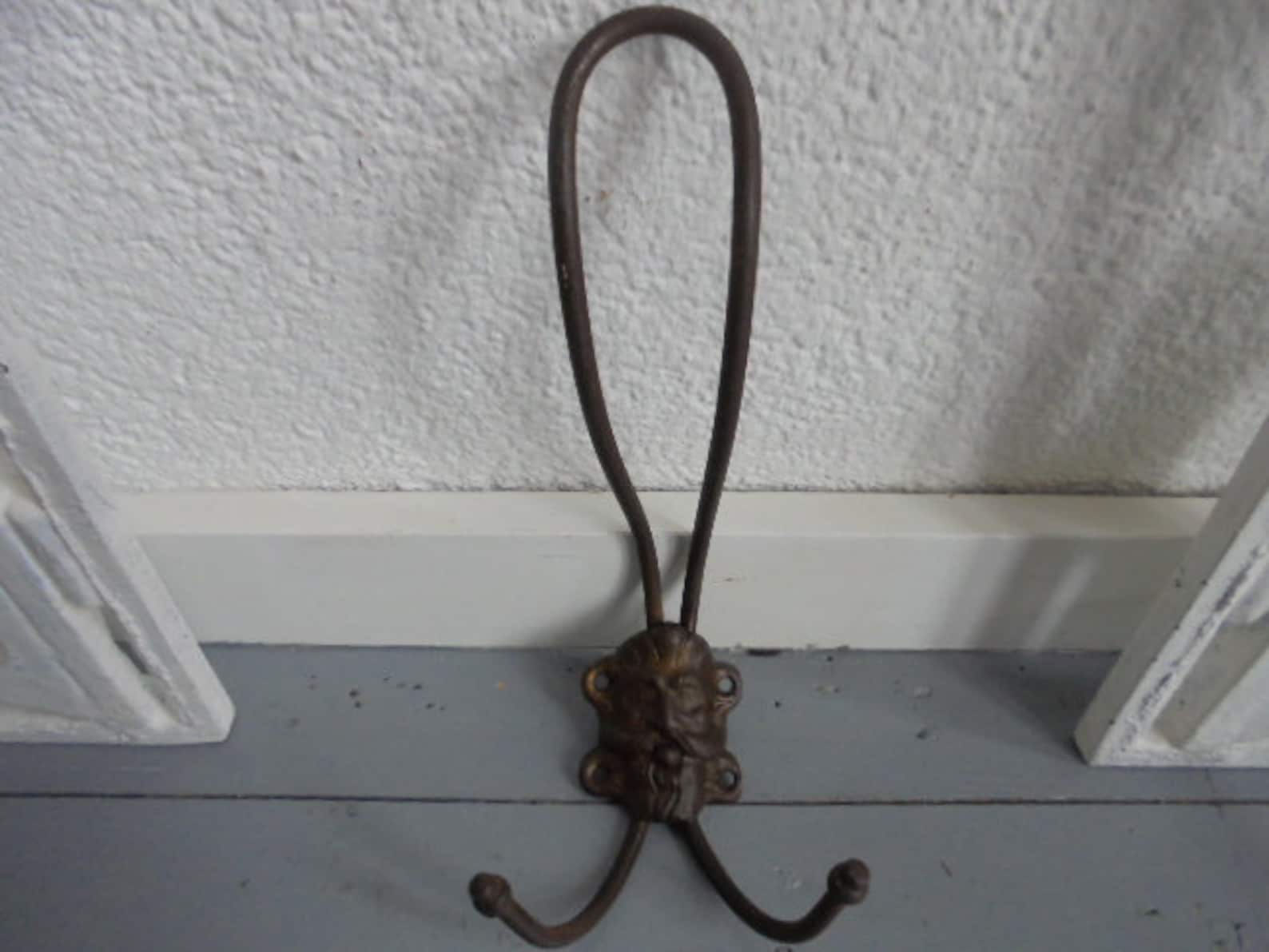 2 French coat rack hook/vintage French coat hooks 1930's | Etsy