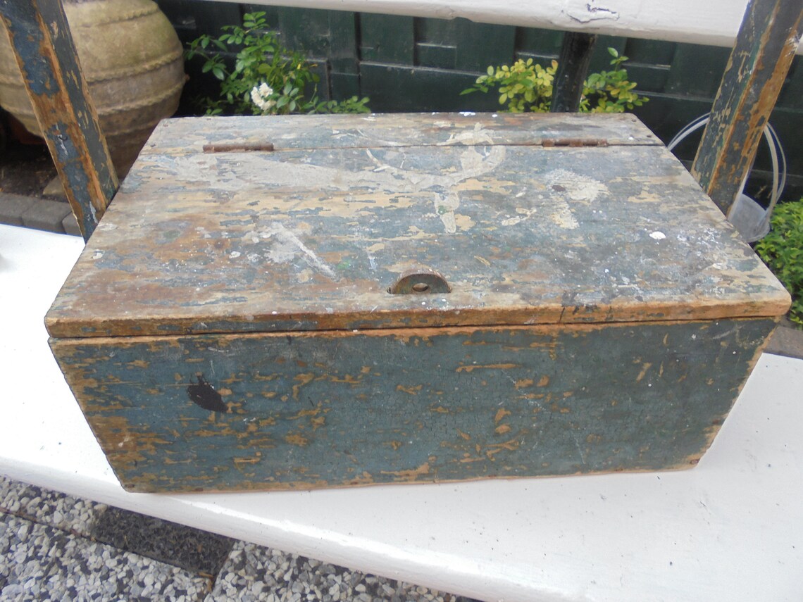 French Carpenter Chest/vintage Plumber Box/painter Casket/ Charming ...